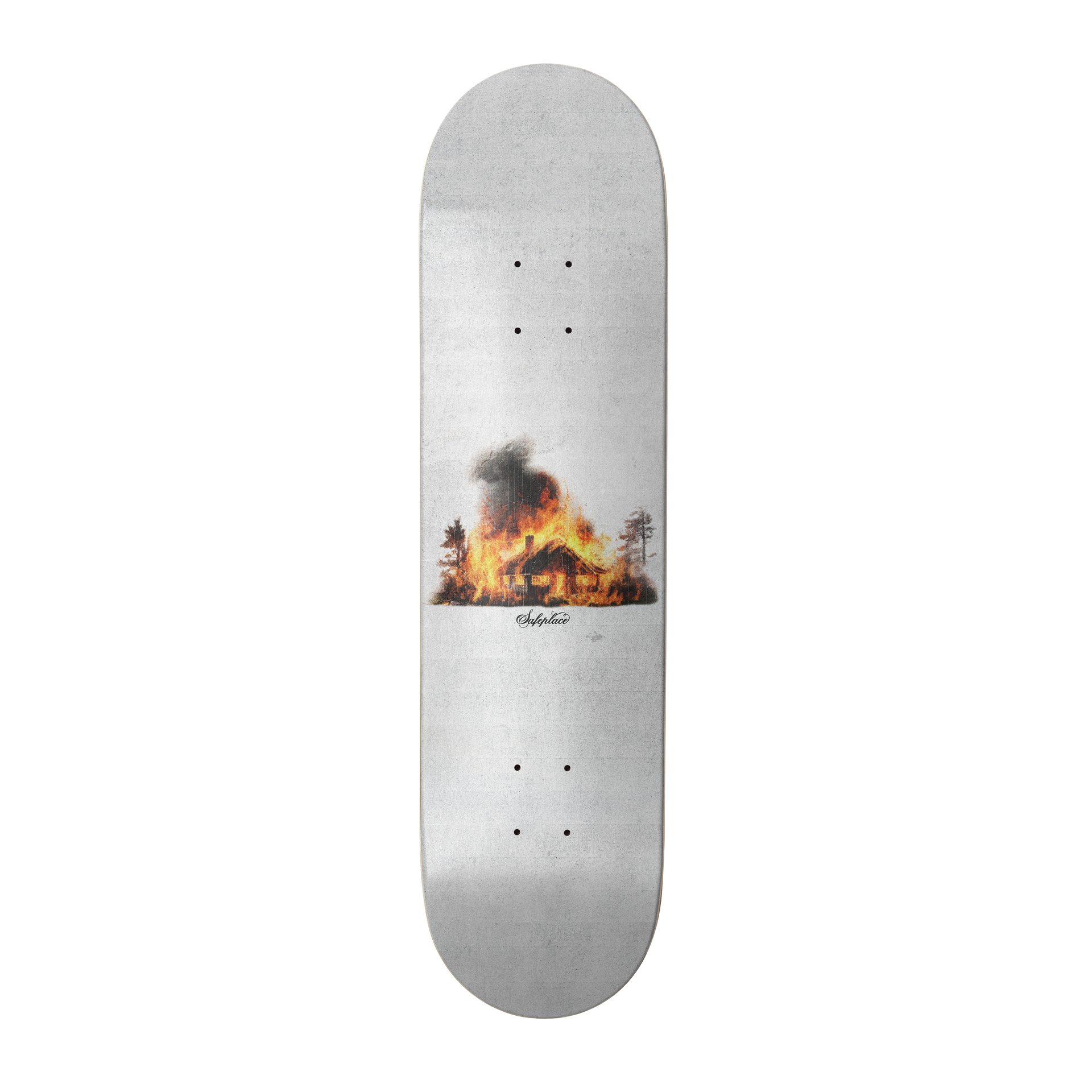 cabin fire 7-ply skate deck – Safeplace NY